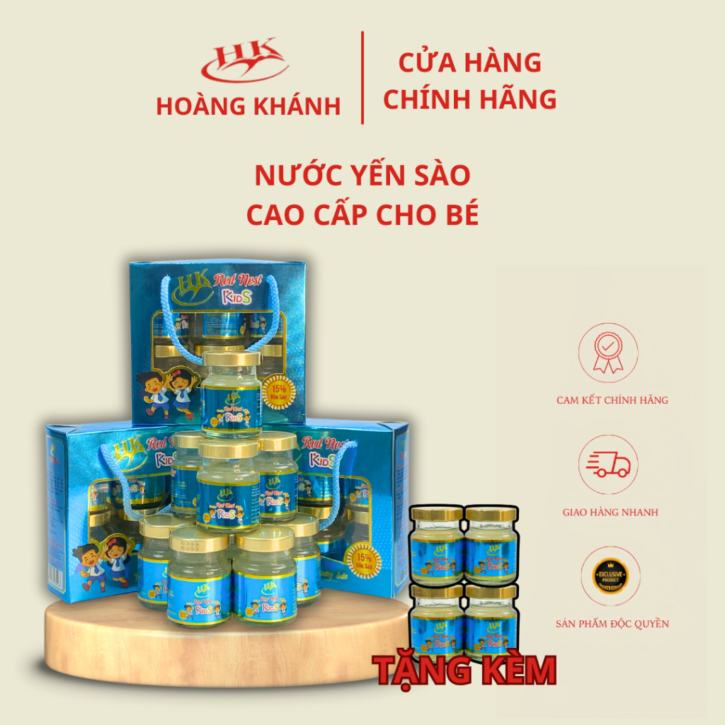 [Combo 10 Tặng 2] Set Yến Hũ Kids HK Chưng Sẵn Cho Bé 70ml - Yến Sào ...