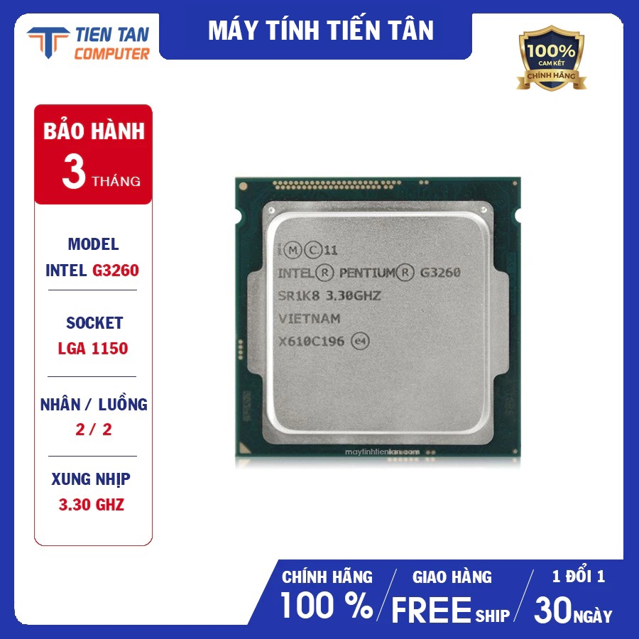 CPU Intel Pentium G3260 3.30 GHz - Socket LGA1150 | Shopee Việt Nam