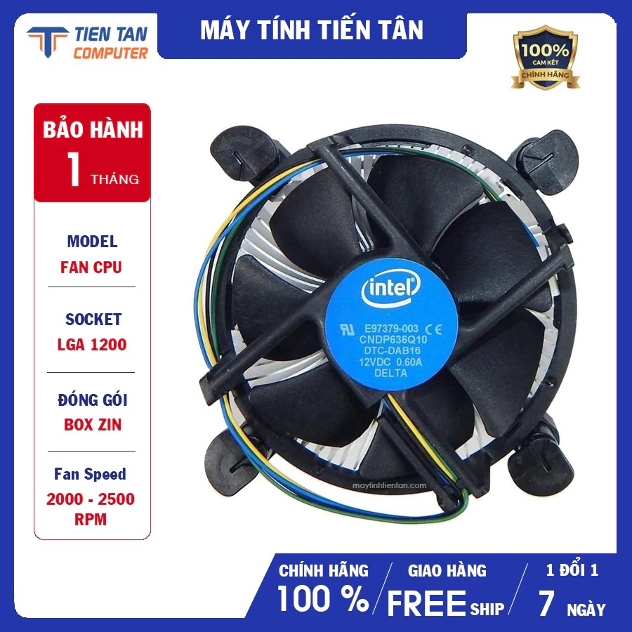 Quạt tản nhiệt, Fan CPU Box Intel E97379-003 - Socket 1200 4-Pin ...