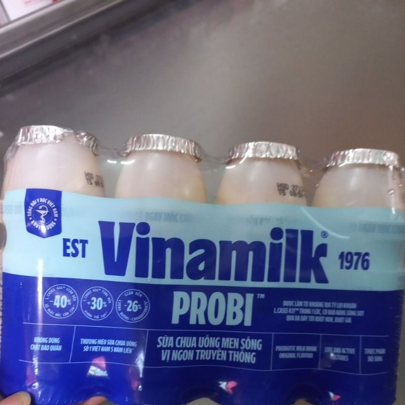 Sữa chua uống men sống Proby 130ml ( lốc 4 hộp) | Shopee Việt Nam