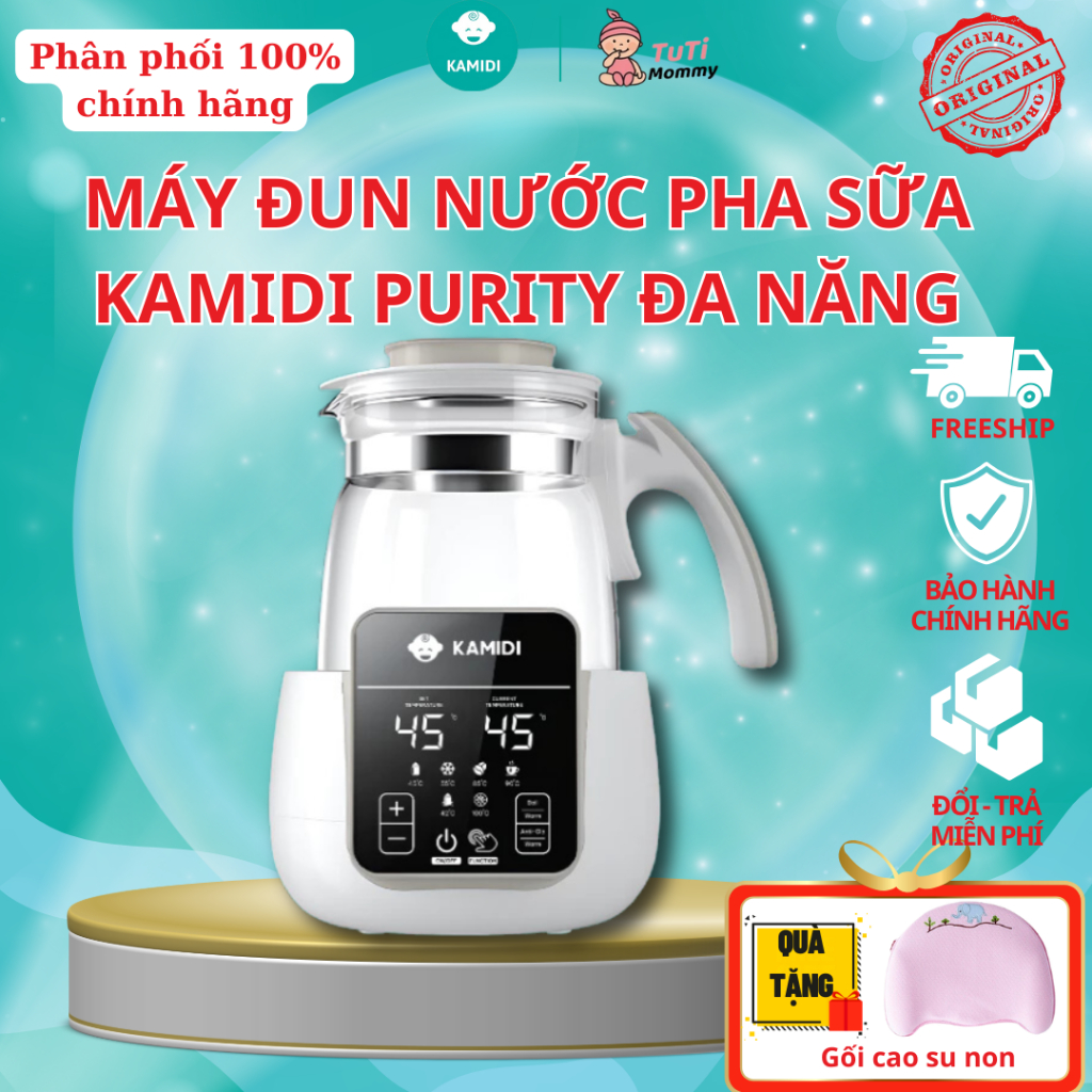 Máy Đun Nước Pha Sữa Kamidi Purity Đa Năng Chính Hãng Tích Hợp Tiệt ...