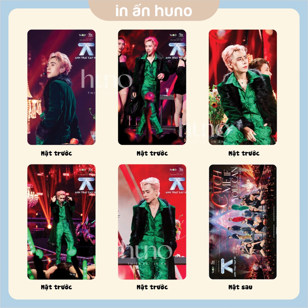 COMBO 5 card BO GÓC CATCH ME TEAM NEGAV - QUANG HÙNG MASTERD - NICKY ...