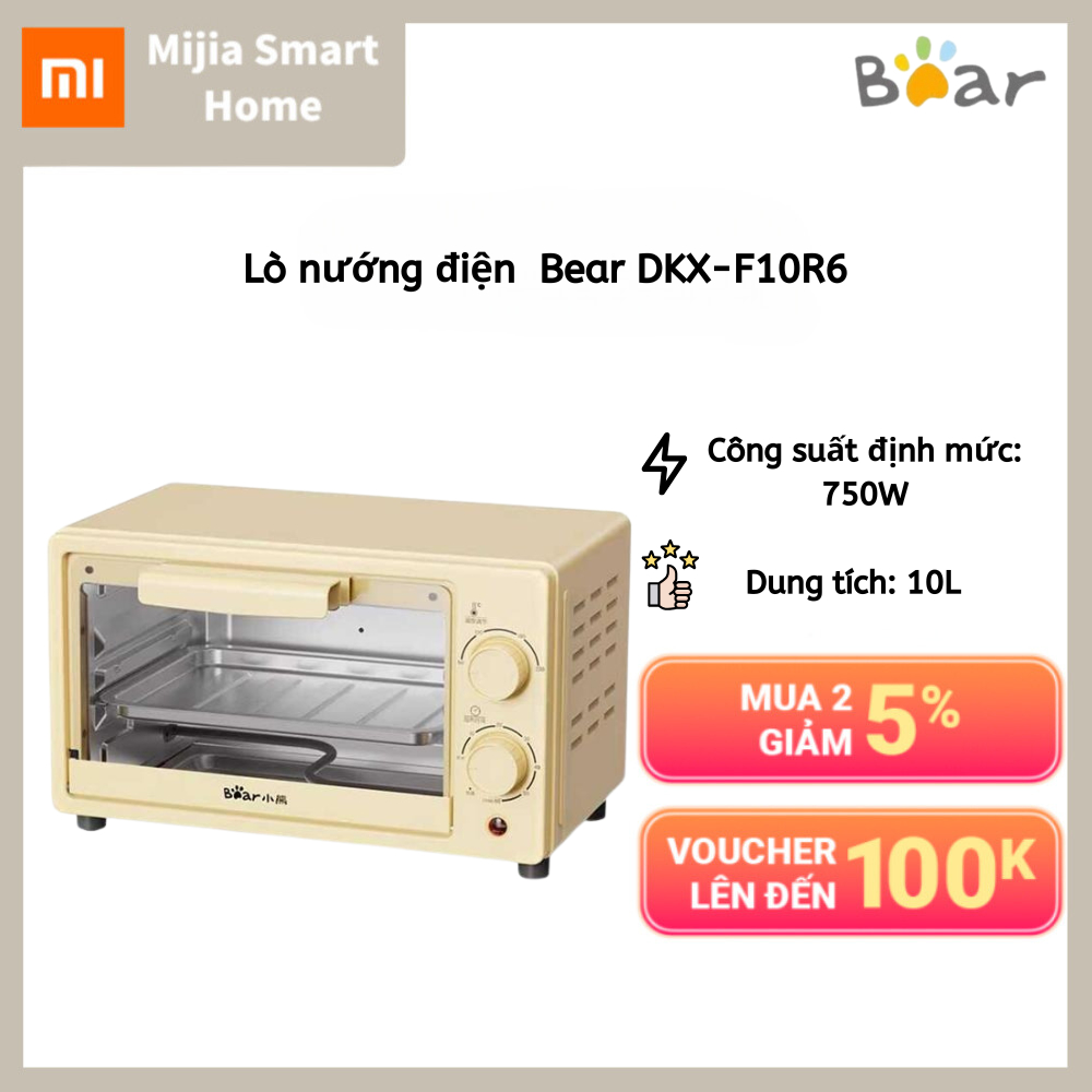 Lò nướng điện mini 10L Bear DKX-F10R6 lò nướng bánh mini, thiết kế nhỏ gọn – Hàng chính hãng ...