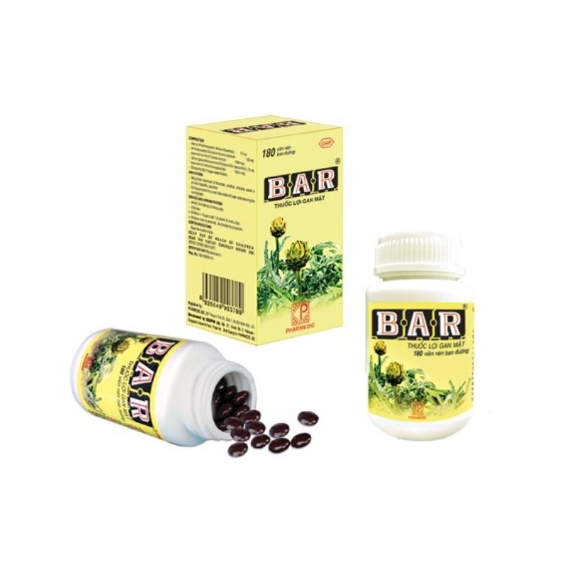 Viên uống Bar Astiso lợi gan mật chính hãng date xa lọ 180 viên ...