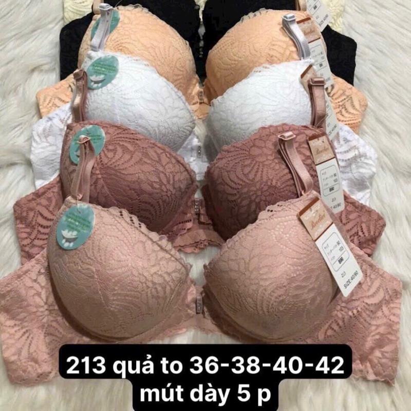 Q212 - Áo ren cài trước mút dày 5cm đệm thoáng khí hàng đẹp - uyên vũ shop | Shopee Việt Nam