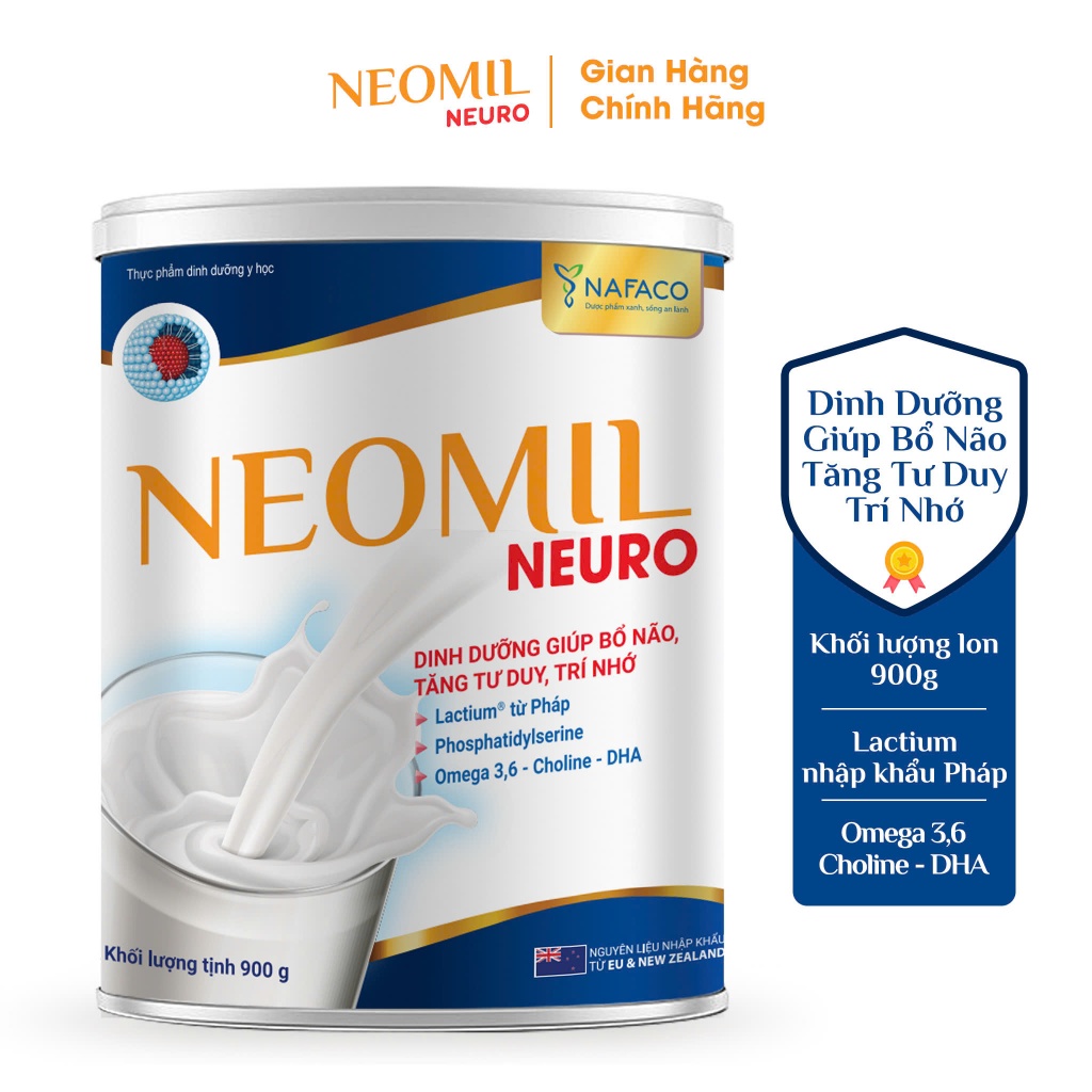 [Chính Hãng] Sữa Neomil Neuro 900g - Dinh Dưỡng Chuyên Biệt Cho Não Bộ ...