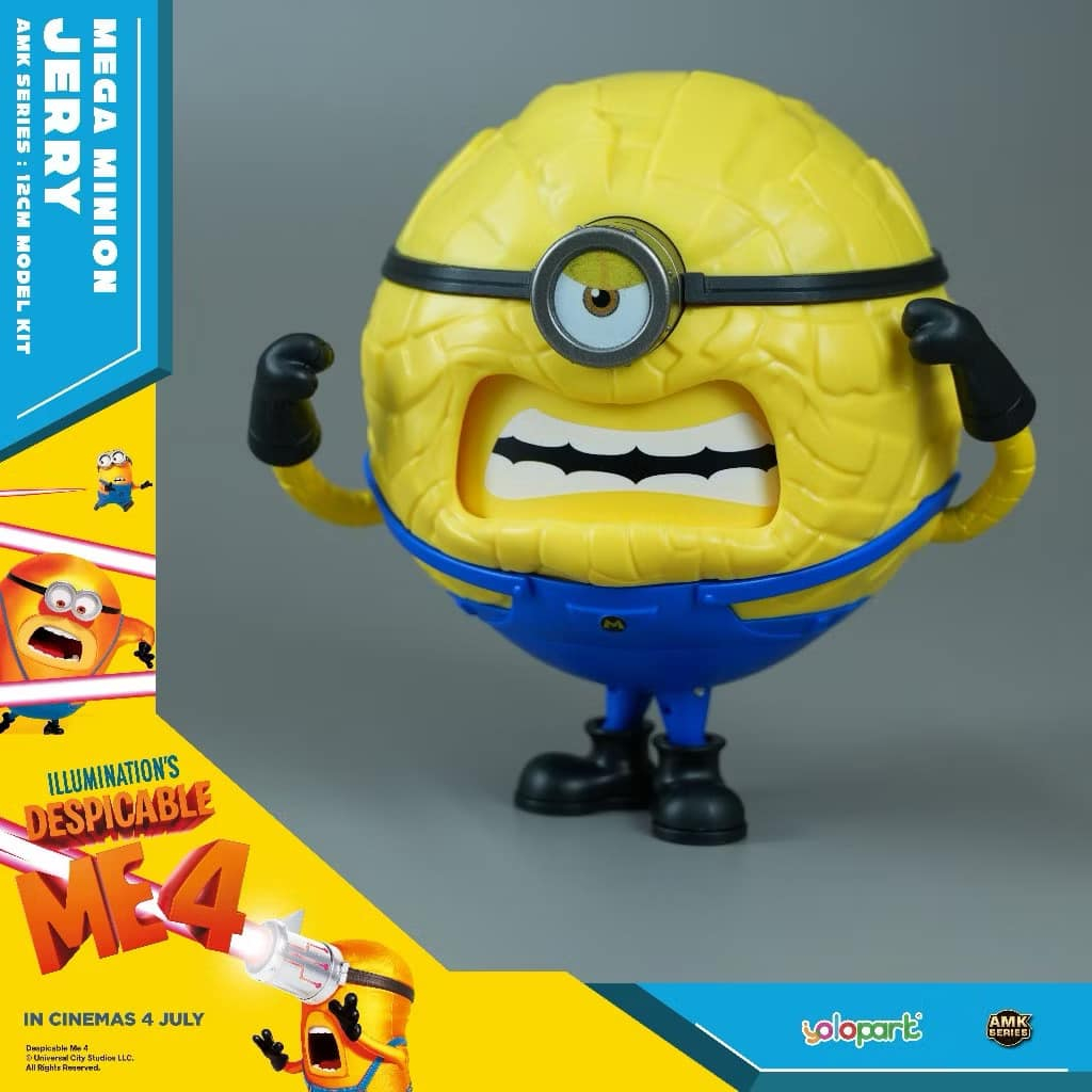 Minions Despicable Me 4 Mega Minion Jerry Model Kit YOLOPARK AMK Series ...