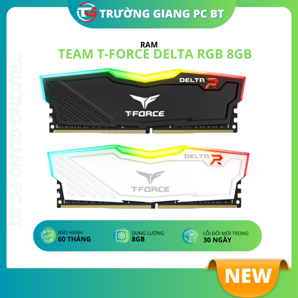 Ram Team T-Force Delta RGB 8GB (DDR4/ 3200Mhz) - new bảo hành chính ...