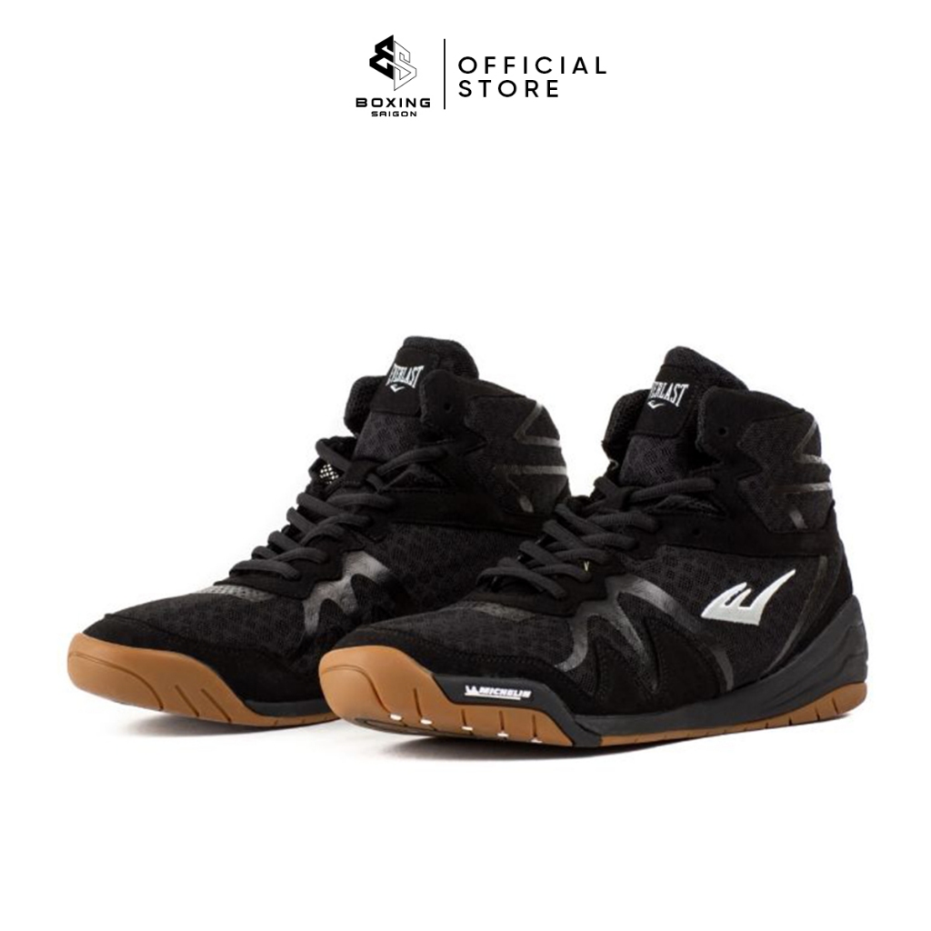 Giày Boxing Everlast PIVT Low Top Boxing Shoes 2021 - Black/Black ...