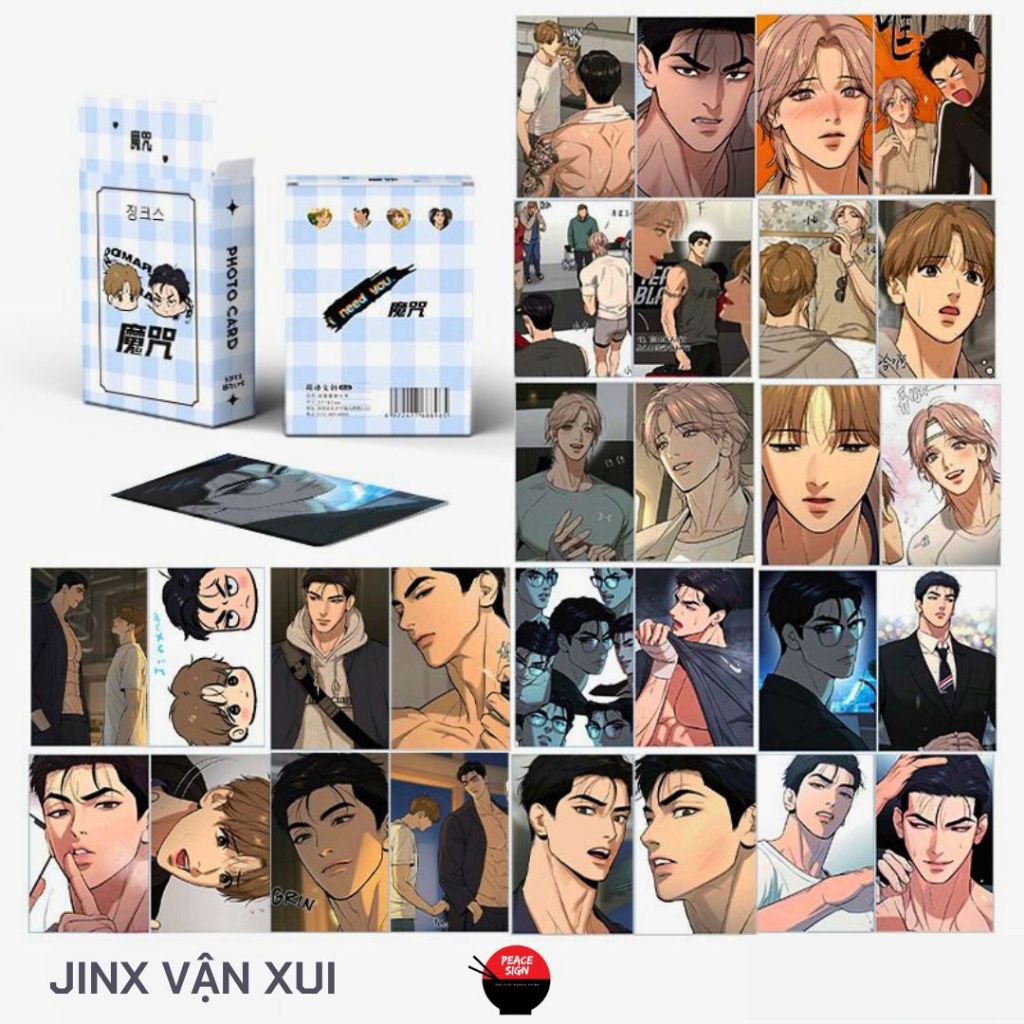 Product image Hộp ảnh lomo Jinx Vận Xui card manhwa boylove bl sưu tầm ...