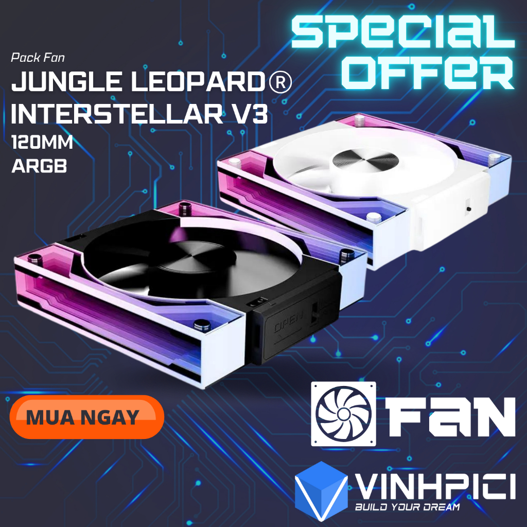 Fan Jungle Leopard Interstellar V3 - Switch Đổi Hướng Gió [NEW ...