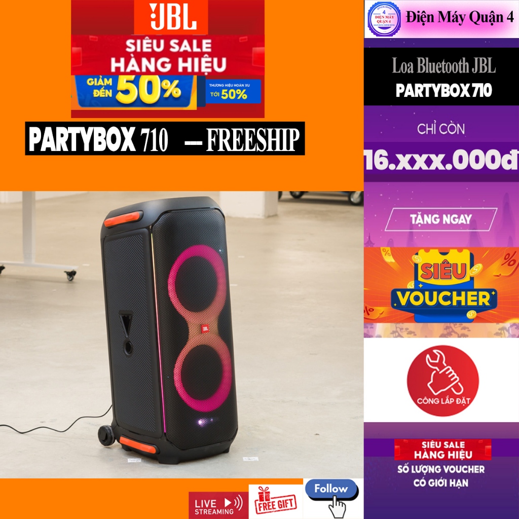JBL 710 --- Loa Bluetooth JBL Partybox 710, chính hãng PGI | Shopee ...