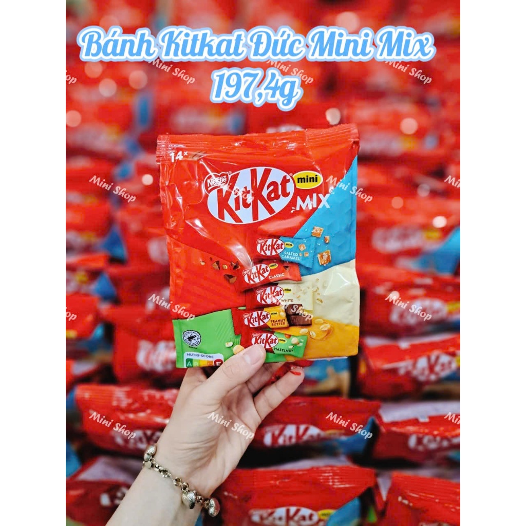 Bánh Kitkat Mini Mix 197,4g Đức | Shopee Việt Nam