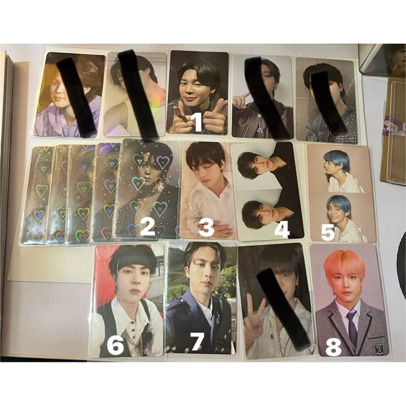 card bts jimin/v/jin | Shopee Việt Nam