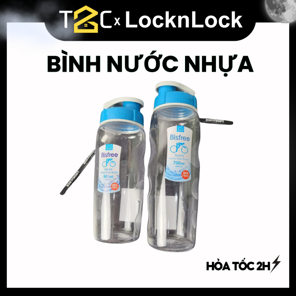 Bình nước thể thao LocknLock nhựa tritan an toàn sức khoẻ Handy Bottle ...
