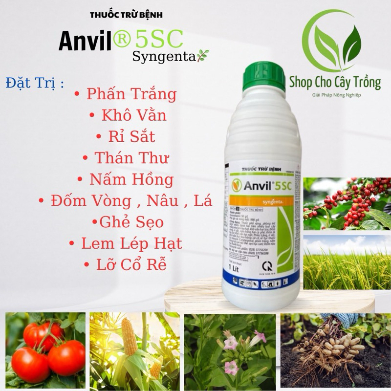 THUỐC TRỪ BỆNH ANVIL 5SC - Syngenta. Chai 1L | Shopee Việt Nam