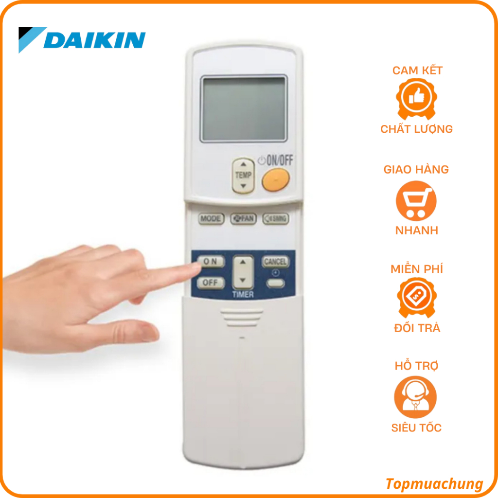 Điều khiển điều hòa Daikin, Remote máy lạnh Daikin (Thường - Cơ, không ...