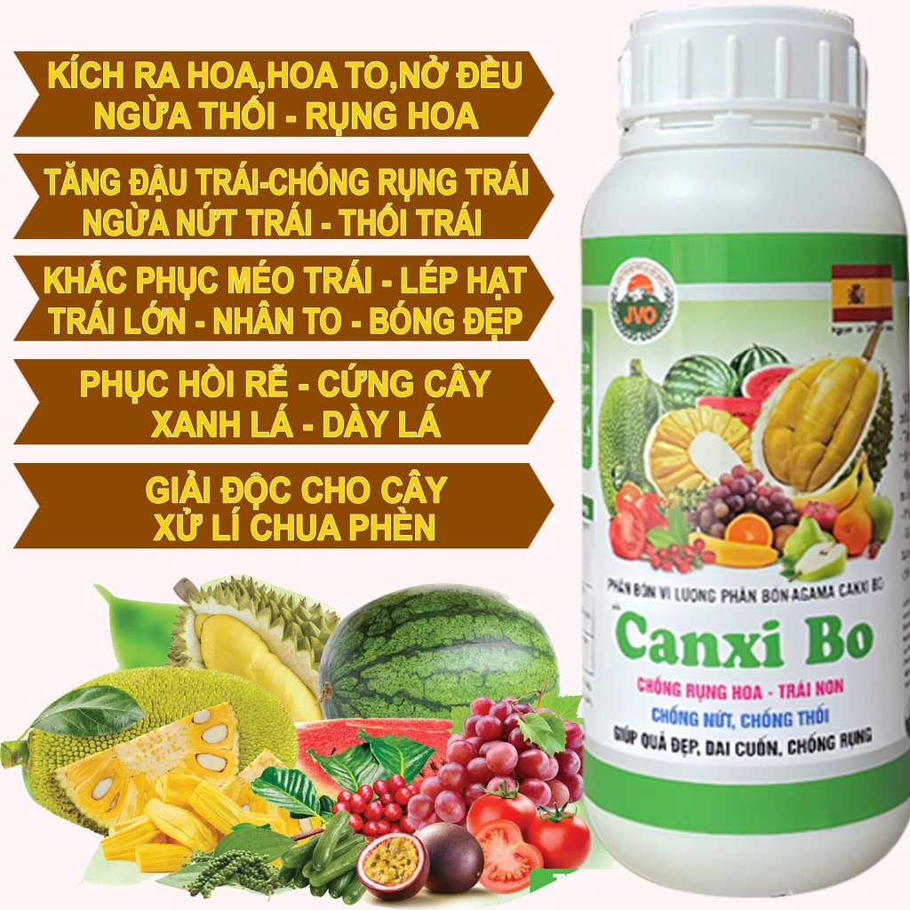 Canxi BO chai 500ml nhập khẩu Tây Ban Nha JVO65 NongNghiepVietNhat ...