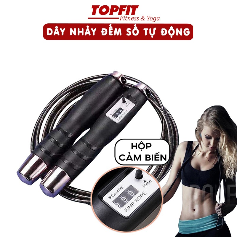 Dây Nhảy Thể Lực Đếm Số 2.9m TOPBODY Topfit , Hỗ Trợ Luyện Tập Thể Thao ...