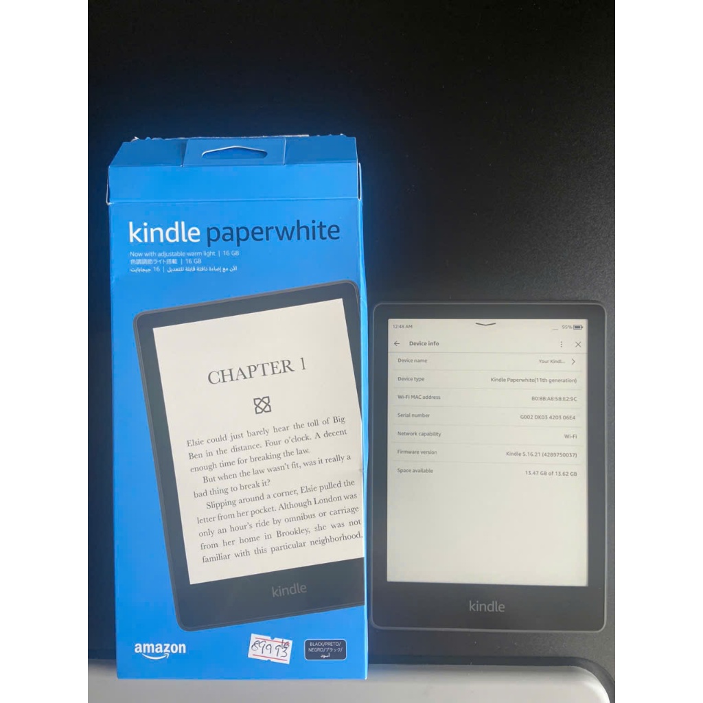 Máy Đọc Sách Kindle Paperwhite 11th (2022) 16g CODE 17824 | Shopee Việt Nam