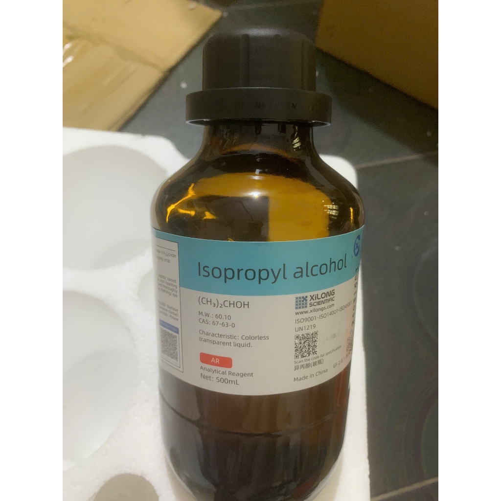 Hoá chất Isopropyl alcohol IPA 2-propanol 99.7% C3H8O Isopropanol lọ ...
