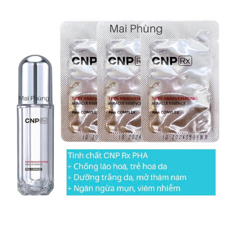 Combo 10 gói tinh chất truyền trắng CNP Rx Skin Rejuvenating Miracle ...