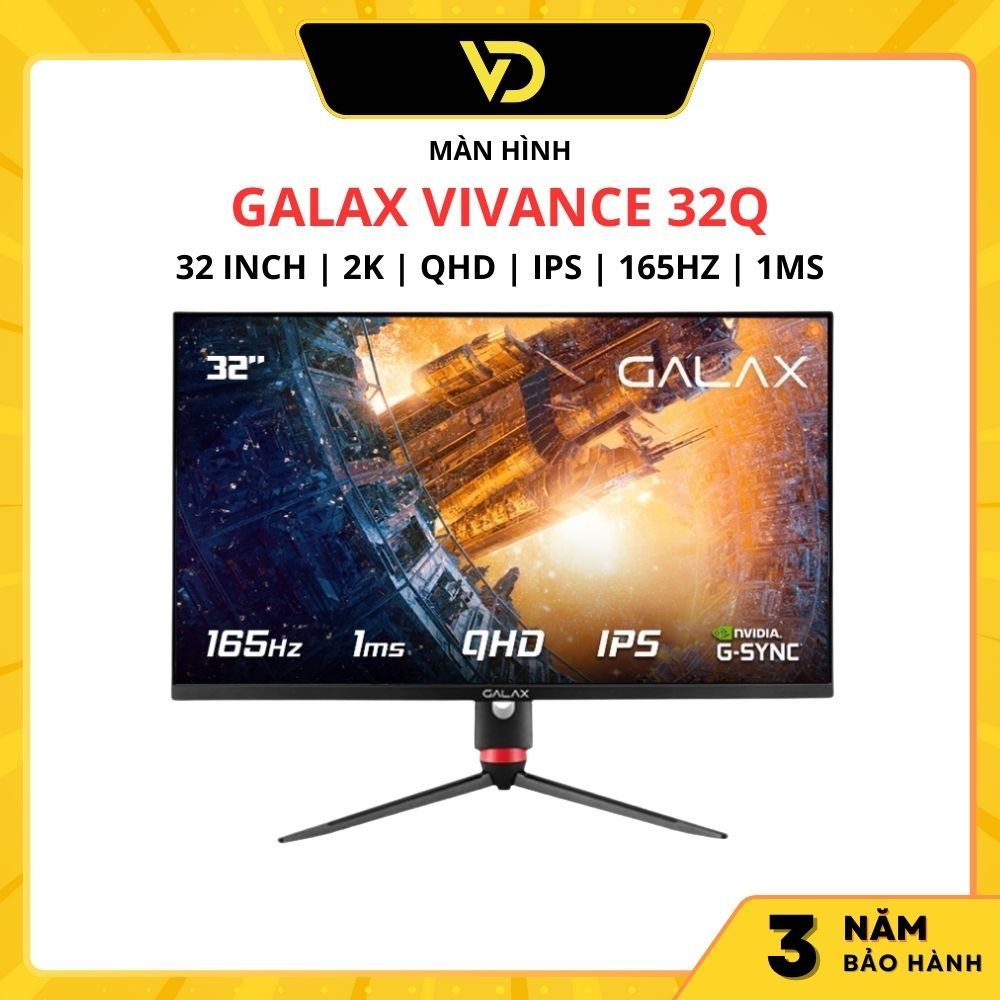MÀN HÌNH GALAX VIVANCE 32Q (VI-32Q) (32 INCH/ 2K/QHD/IPS/165HZ /1MS ...