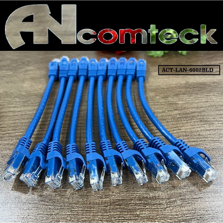 Patch cord Cat6 20cm dây đúc máy chính hãng Ancomteck | Shopee Việt Nam