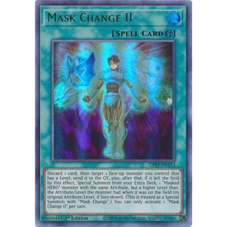 YUGIOH - Mask Change II - GFTP-EN113 - Ultra Rare 1st Edition | Shopee ...