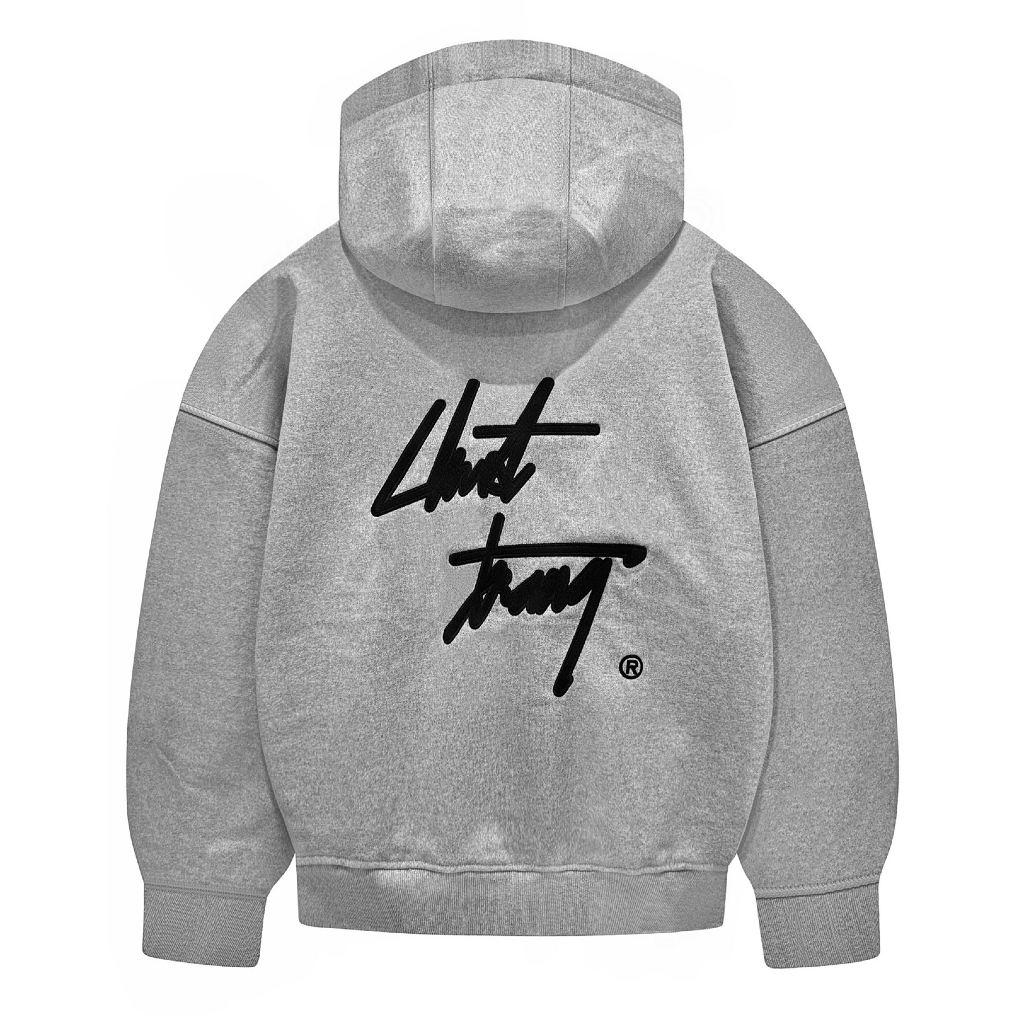 "CHUOTTRANG" - BASIC HOODIE BSS - Áo Khoác xám Thêu Basic | Shopee Việt Nam