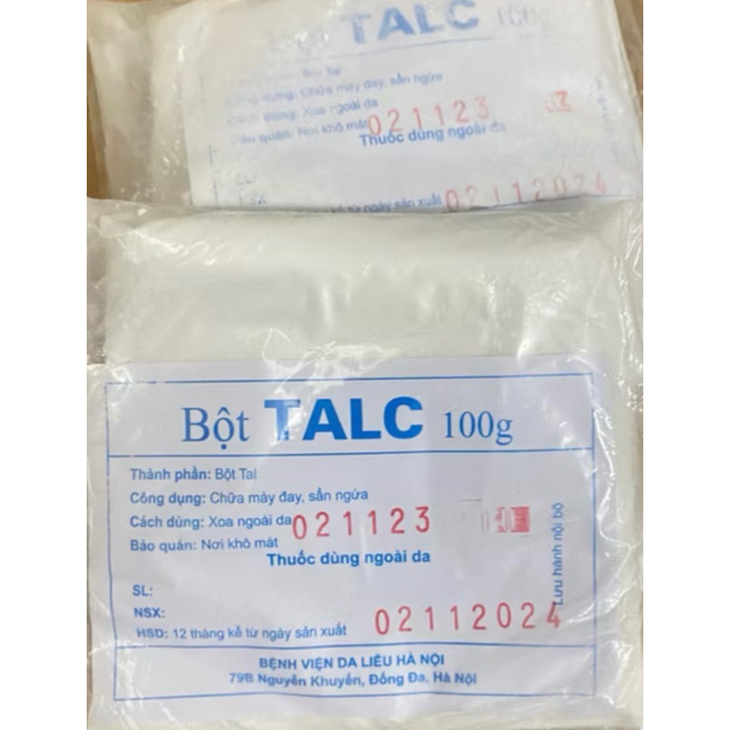 Bột Talc 100gr của Bệnh Viện Da liễu Hà Nội | Shopee Việt Nam