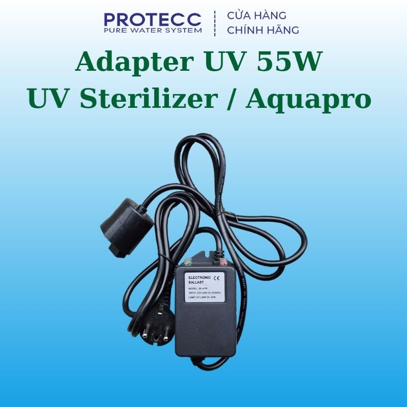 Adapter UV 55W UV Sterilizer / Aquapro - Ballast UV 55W - Nguồn UV 55W ...