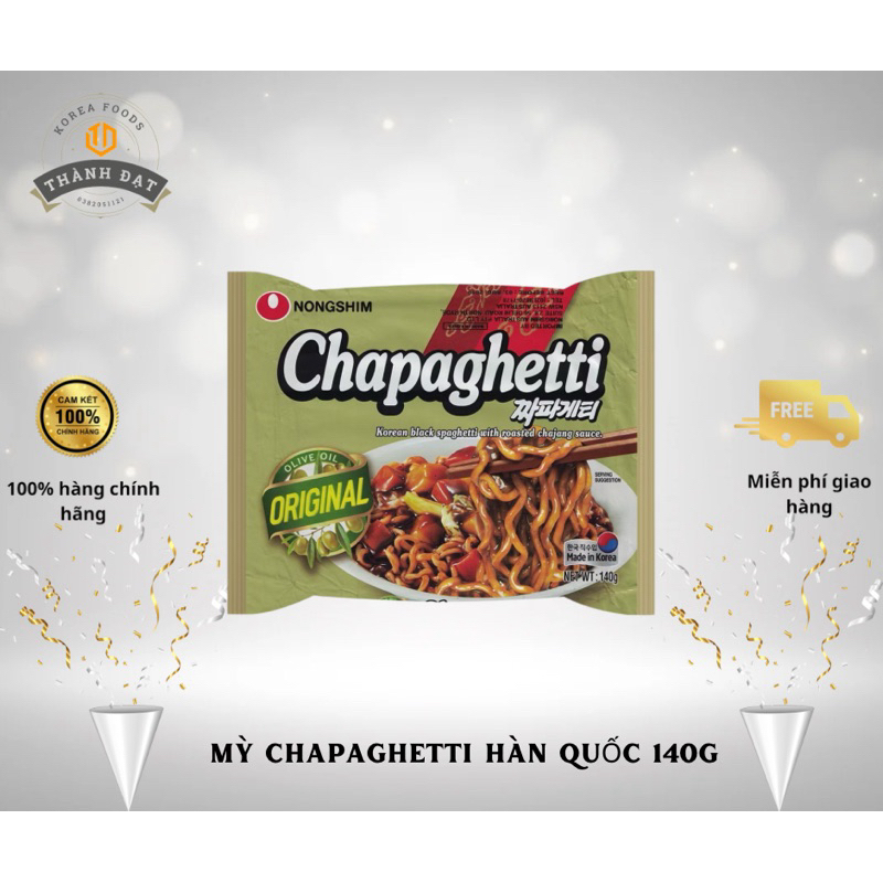 (Lốc 5 gói) Mỳ tương đen Chapaghetti Hàn Quốc 140g | Shopee Việt Nam