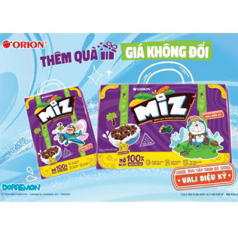 [Phiên Bản Doraemon] Bánh Quy Ăn Sáng Orion Miz Vị Socola Hộp 54g ...