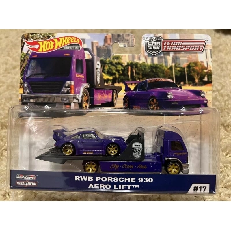 HOT WHEELS PREMIUM RWB PORSCHE 930 AERO LIFT TEAM TRANSPORT | Shopee ...