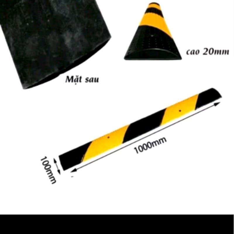 Gờ giảm tốc ( 1000×100×20mm)và (500×100×20mm)dùng cho xe máy, xe mô tô ...