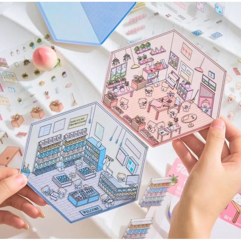 Sticker 3D / Tranh dán 3D dòng cảnh thế giới | Shopee Việt Nam