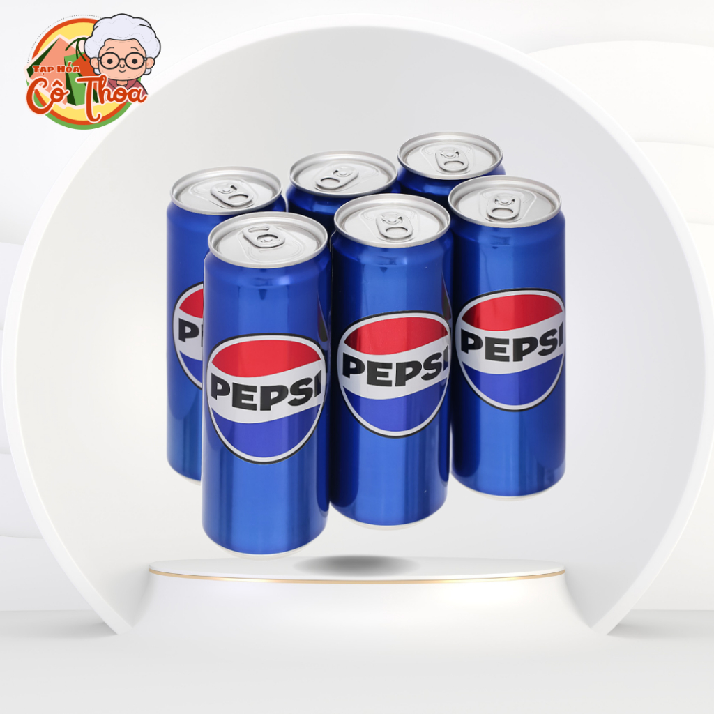 Lốc 6 Lon Nước Ngọt Pepsi Lon 320ml | Shopee Việt Nam