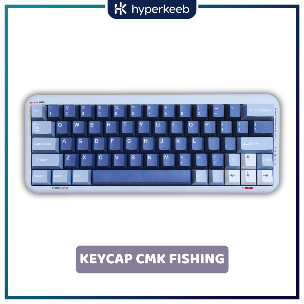 [HOẢ TỐC] Keycap CMK Fishing | 173 nút - nhựa ABS dày 1,5mm - in Double-shot - Profile Cherry ...