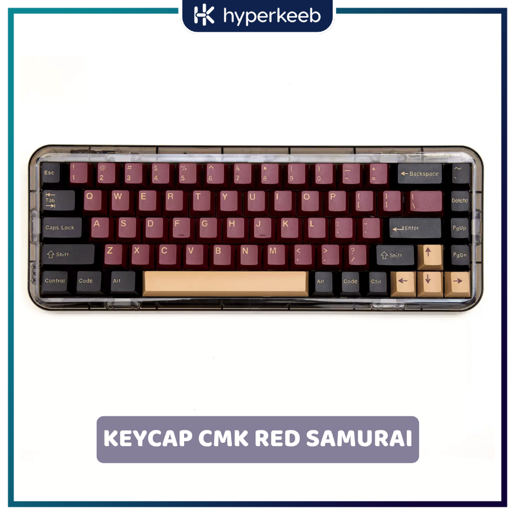 [HOẢ TỐC] Keycap 170+ nút bàn phím cơ CMK Red Samurai, nhựa ABS dày 1 ...