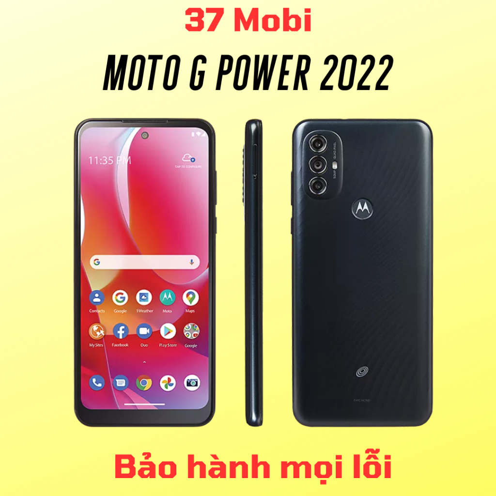 Điện thoại Motorola Moto G Power 2022 (XT2165) màn 6.5 inch 90Hz ...