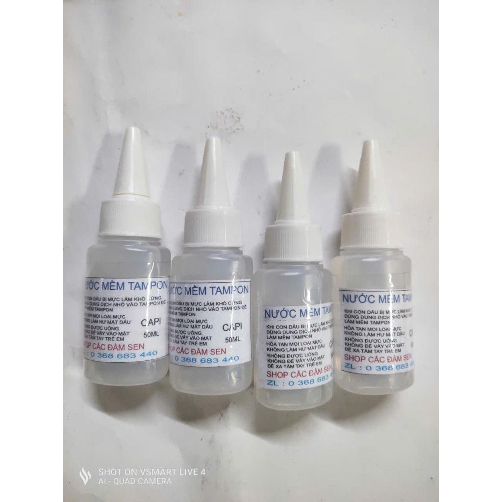 NƯỚC LÀM MỀM TAMPON TRÊN CÁC LOẠI CON DẤU LỌ 50 ML | Shopee Việt Nam