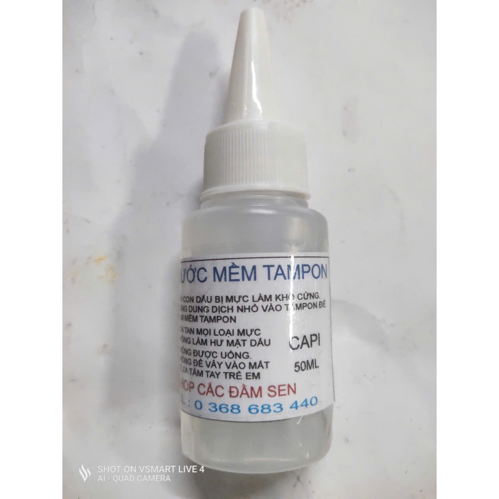 50 ML DUNG DỊCH CAPI LÀM MỀM TAMPON TRÊN CÁC LOẠI CON DẤU | Shopee Việt Nam