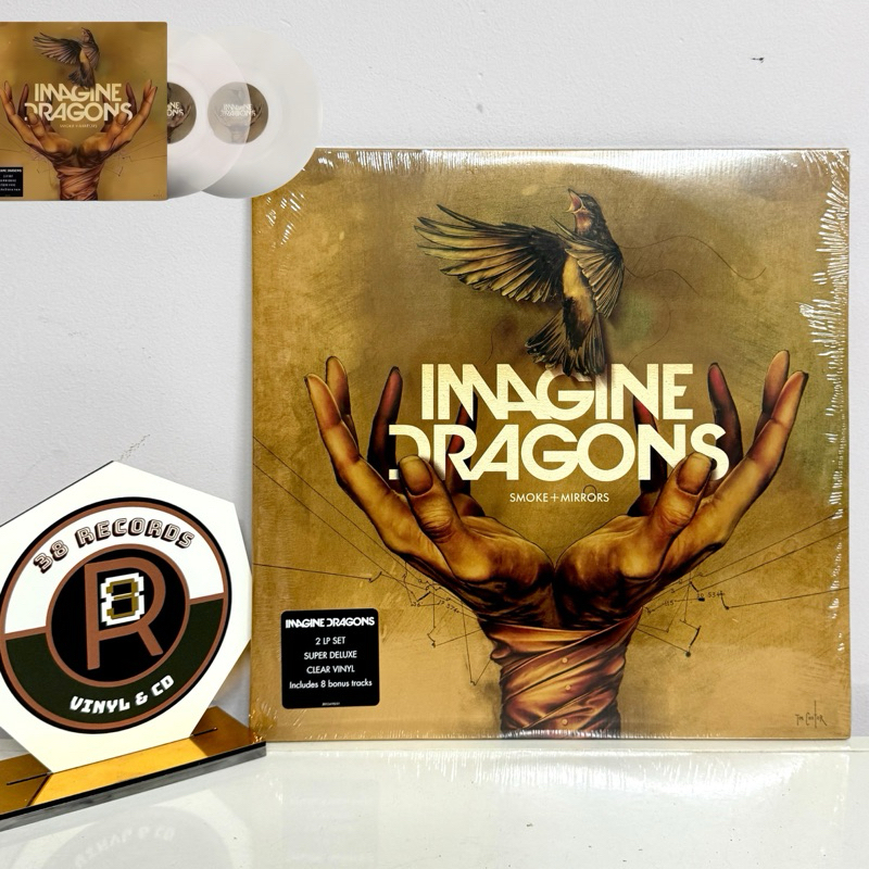 Đĩa Than Imagine Dragons - Smoke + Mirrors (2LP Clear Vinyl LP) | Shopee Việt Nam