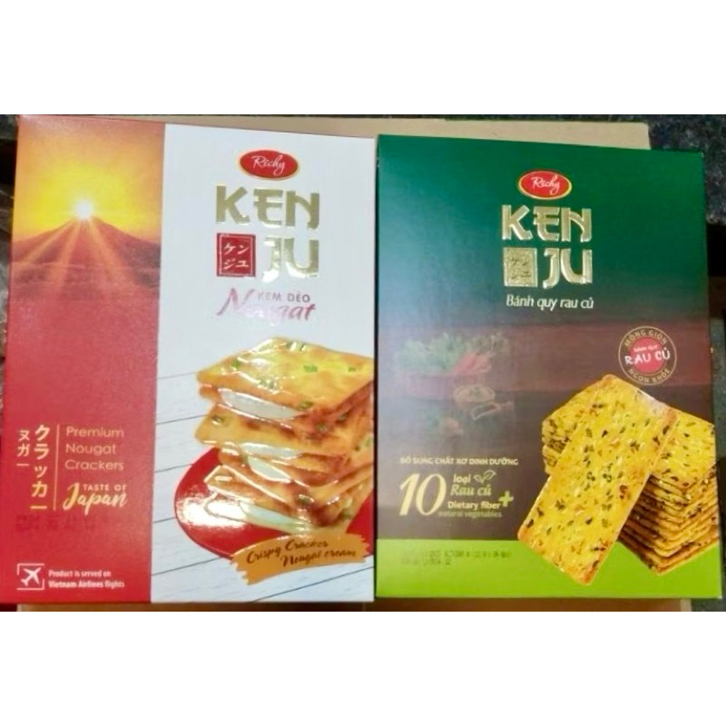 Bánh Quy Kenju Richy Các Vị Hộp Giấy 279g/288g / Rau Củ-Kem Dẻo ...