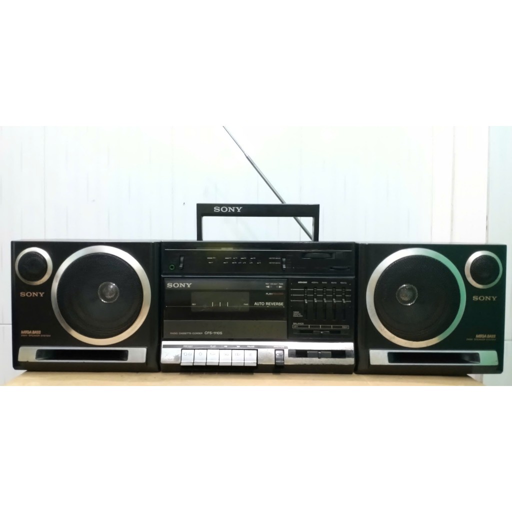 Radio cassette Sony CFS-1110S đồ cũ nghe hay ok 100% | Shopee Việt Nam