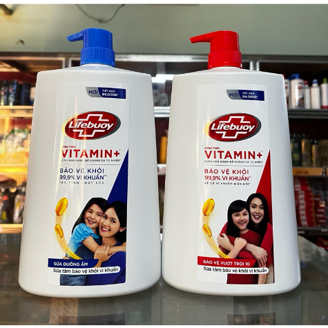 Sữa tắm Lifebuoy chai 1,1kg chăm sóc da, bảo vệ vượt trội (tiết kiệm) | Shopee Việt Nam