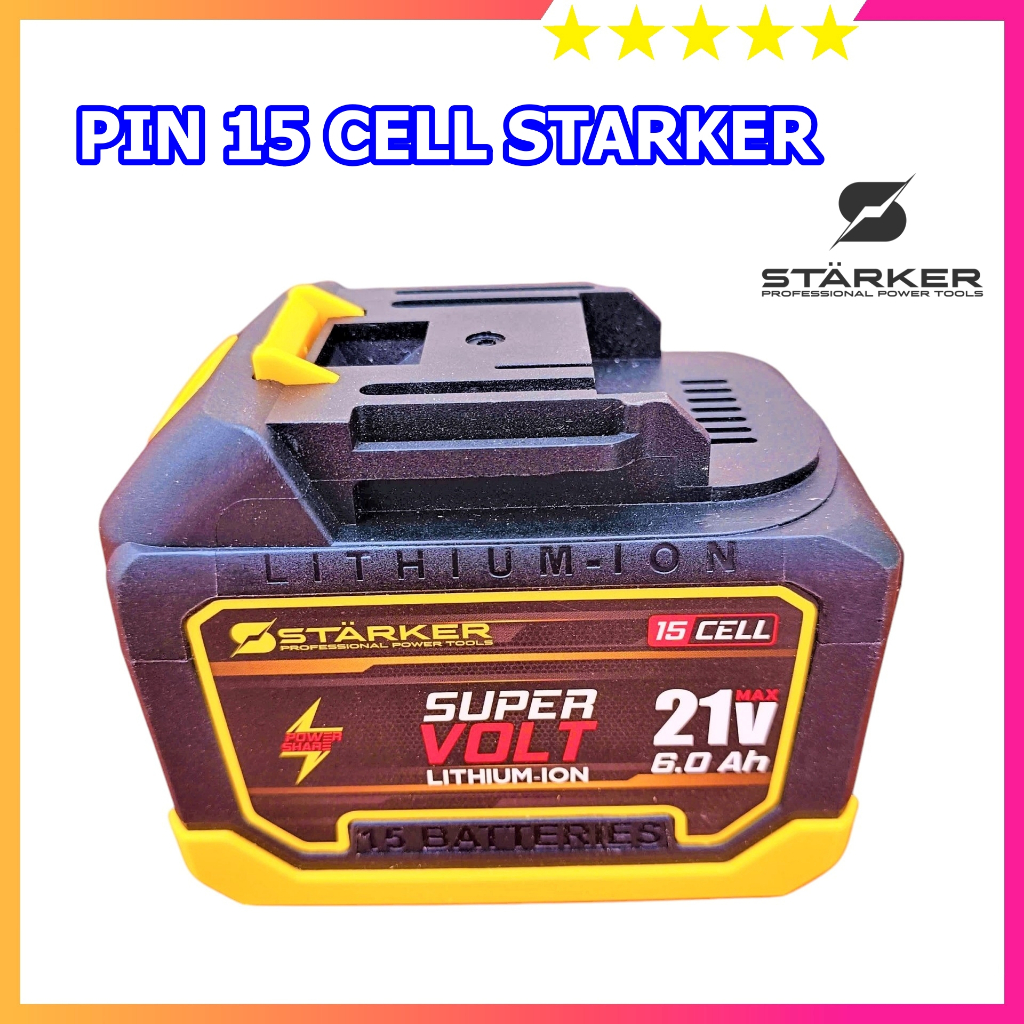 Pin 15 cell STARKER công nghệ Đức , chân pin phổ thông cho nhiều loại ...
