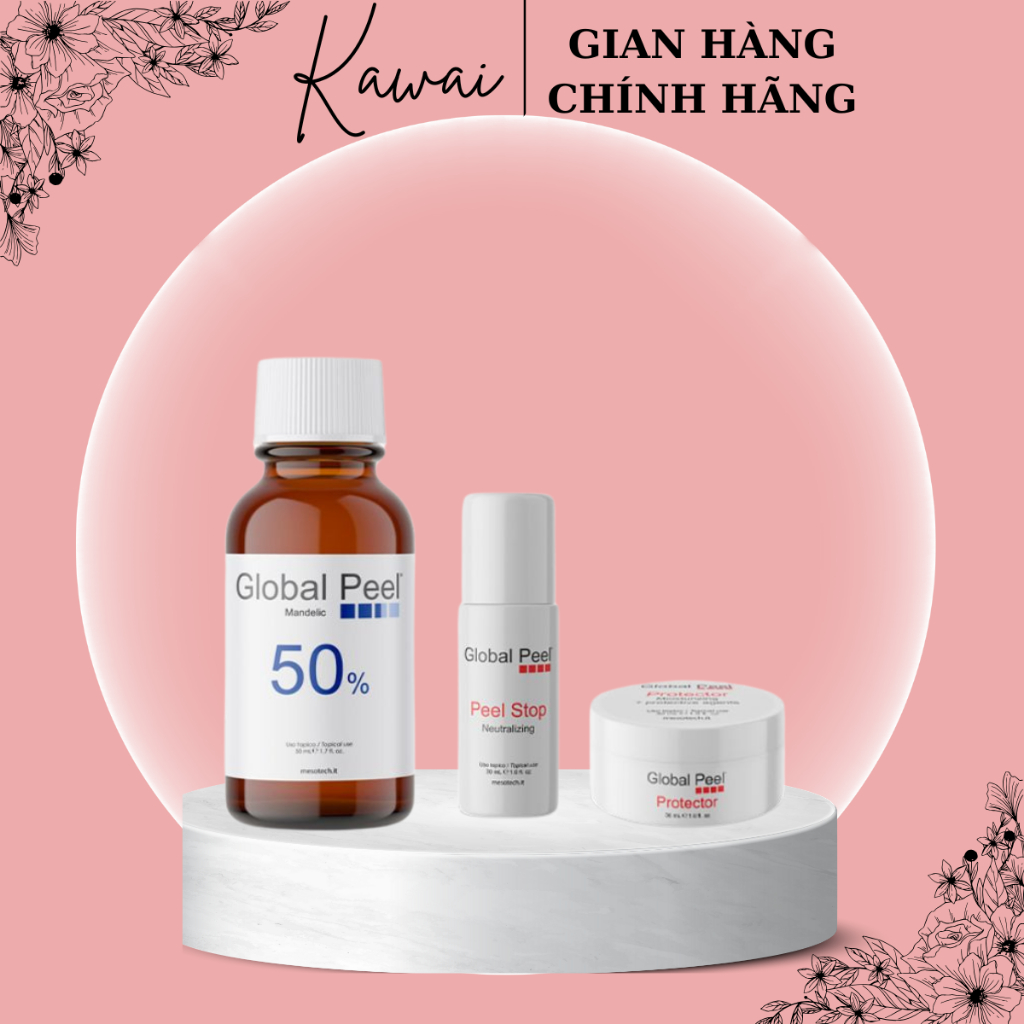 Peel căng bóng, trẻ hóa da Mesotech Global Peel Mandelic 50% | Shopee ...