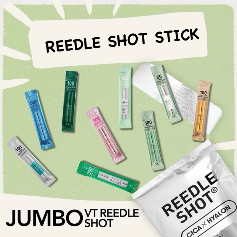 (Lẻ 1 gói) VT Reedle Shot Tinh Chất Vi Kim dưỡng da 9 loại | Shopee ...